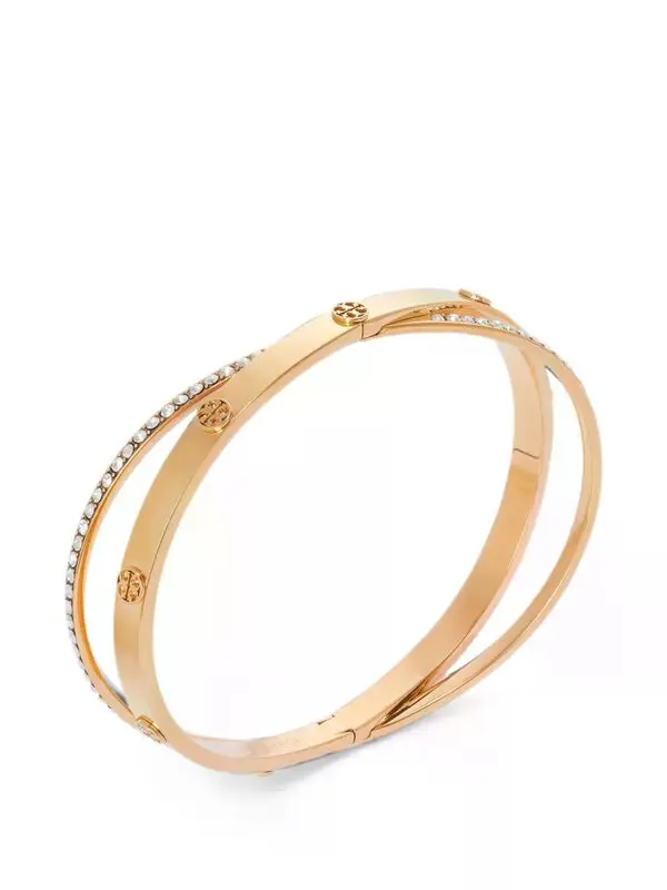 Tory Burch Icon Pavé Double Bracelet