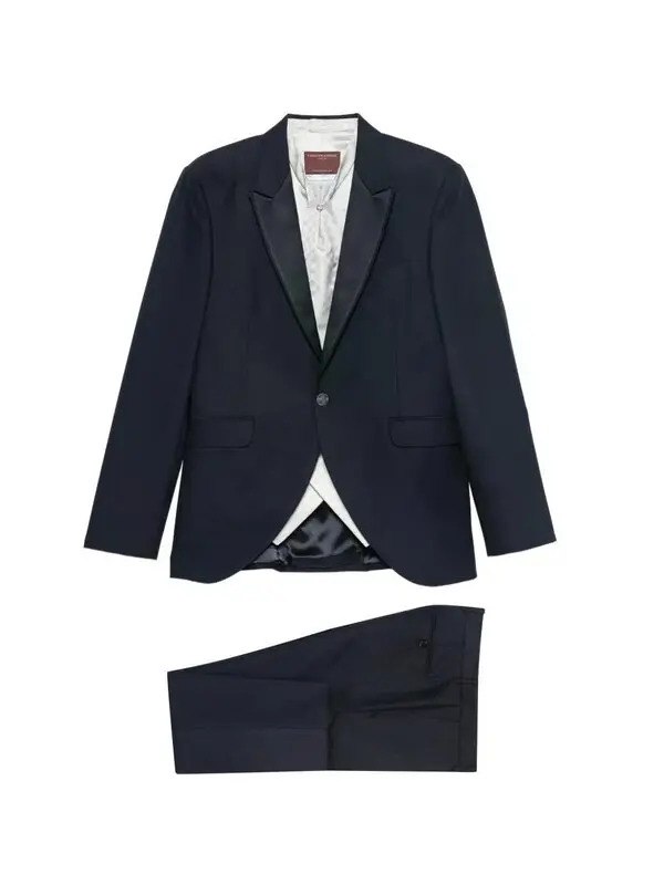 CARLO PIGNATELLI Peaked-lapel Suit - Blue