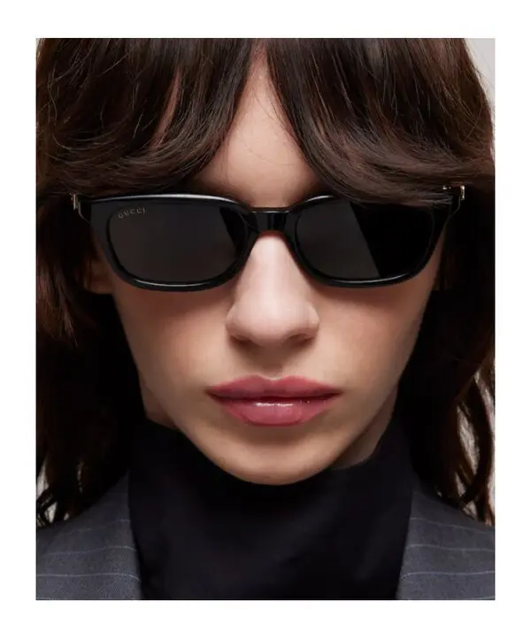 Gucci Rectangular Frame Sunglasses