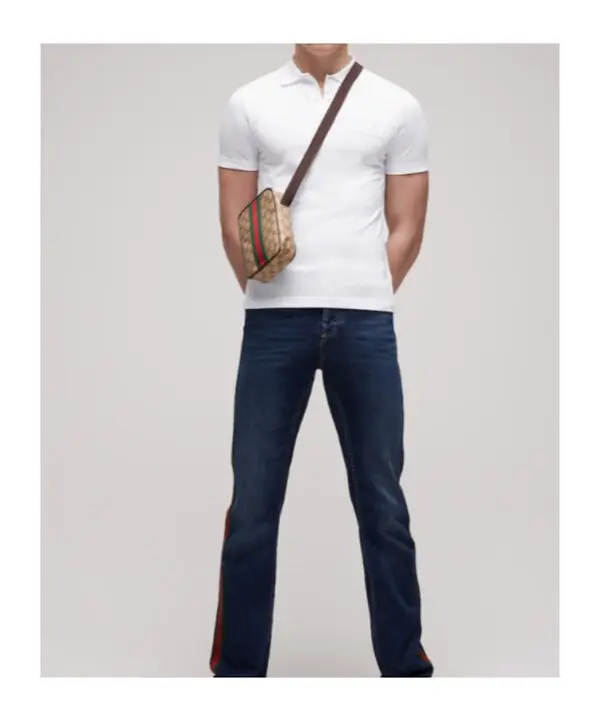 Gucci Cotton Jersey Polo Shirt With Embroidery - White