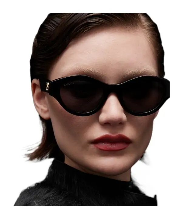 Gucci Cat Eye Sunglasses - Black