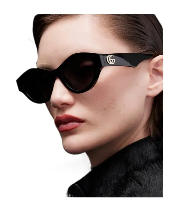 Gucci Cat Eye Sunglasses - Black