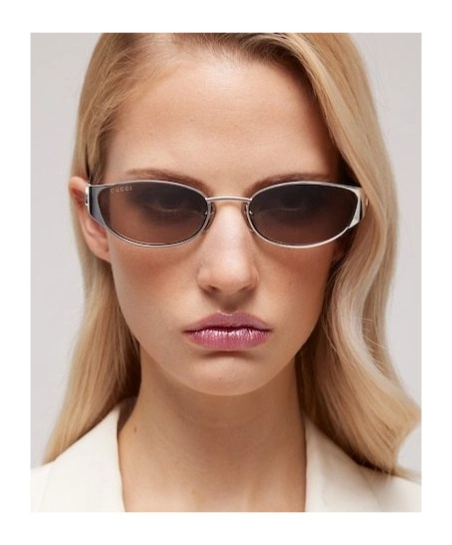 Gucci Oval Frame Sunglasses