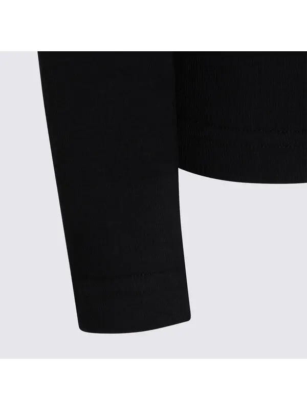 Fabiana Filippi Trimmed V-neck Long Sleeve Top