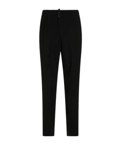 Fabiana Filippi Elastic Waist Slim Pants - Black