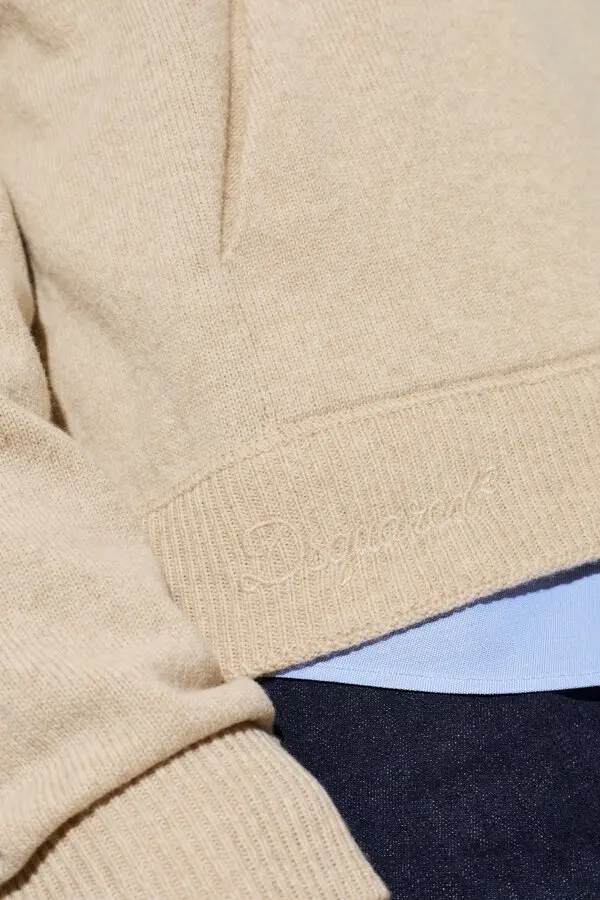 Dsquared2 Long Sleeve Sweater With Pocket Detail