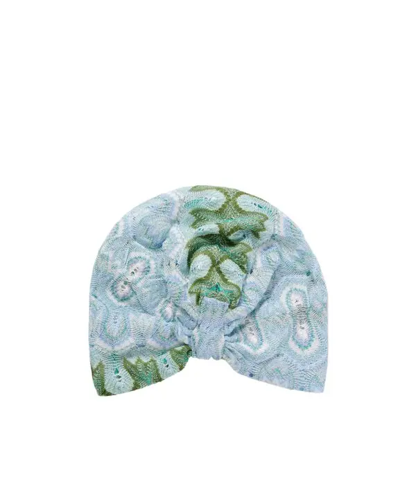 Missoni Twisted Turban Head Wrap - Blue