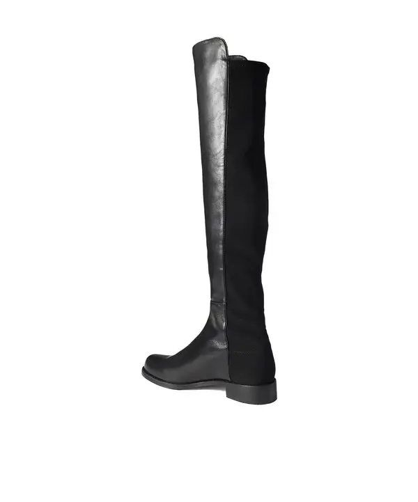 STUART WEITZMAN Leather And Stretch Over-the-knee Boots