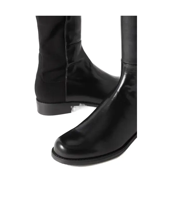 STUART WEITZMAN Leather And Stretch Over-the-knee Boots