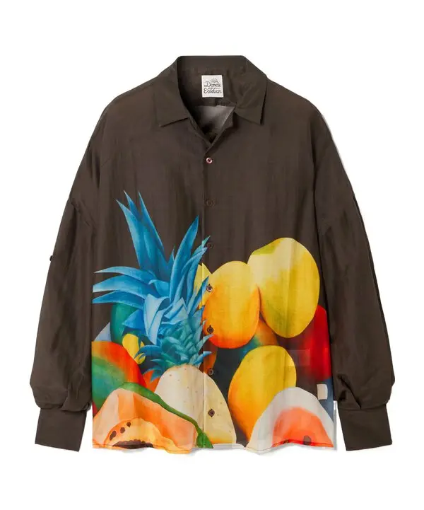 DONDE ESTEBAN Printed Silk Shirt