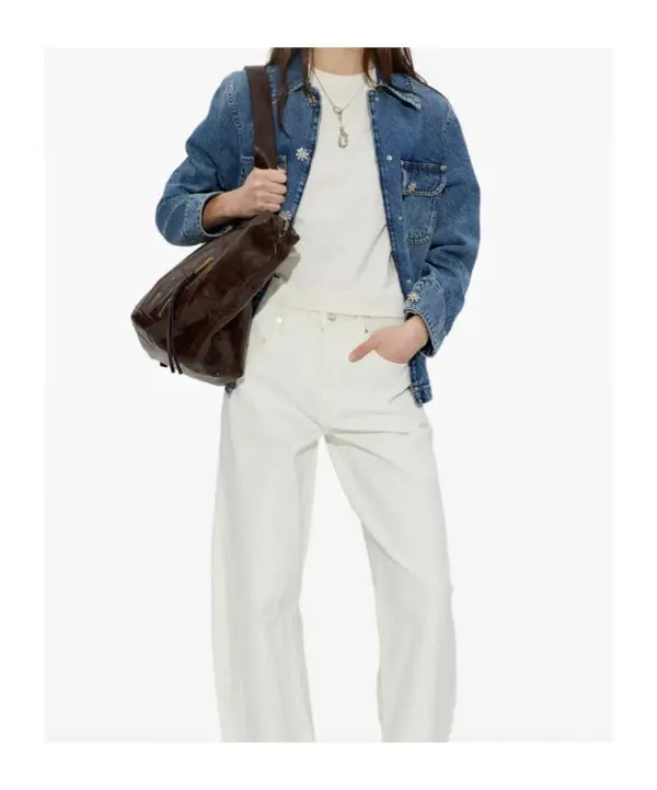 ALLSAINTS Bex Embellished Denim Jacket