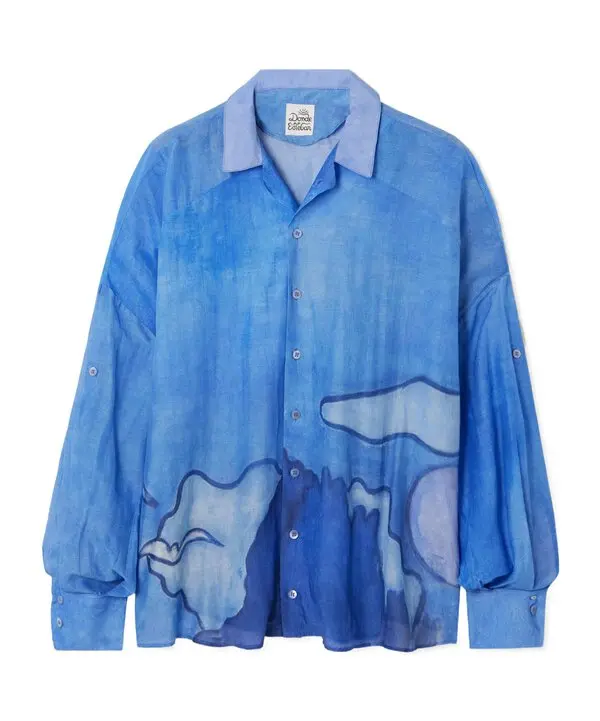 DONDE ESTEBAN Printed Silk Shirt
