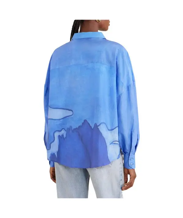 DONDE ESTEBAN Printed Silk Shirt