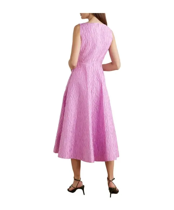 ROKSANDA Tera Cloqué Midi Dress