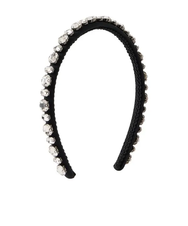 Erdem Crystal Embellished Narrow Headband