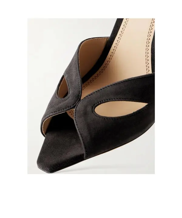 Victoria Beckham Harlow Mask Suede Sandals