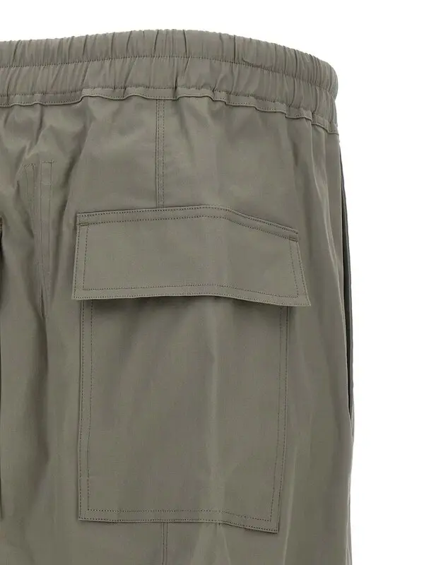 Rick Owens Drawstring Cropped Casual Pants