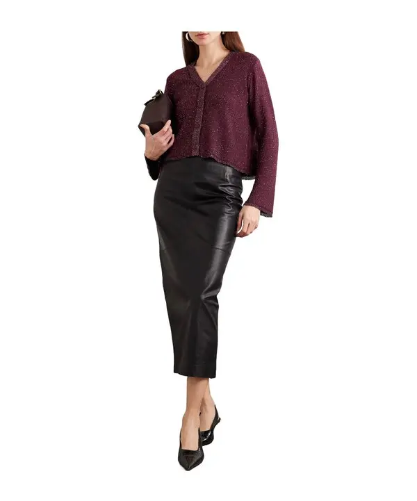 Altuzarra Sequin-embellished Knitted Cardigan