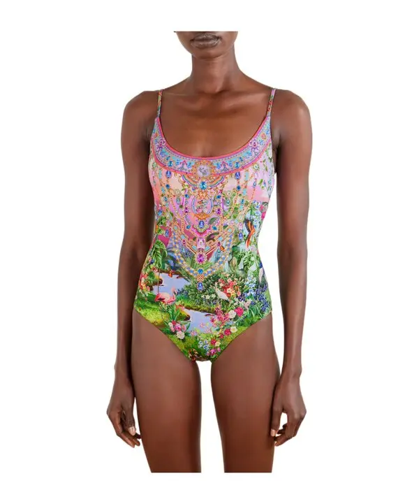 Camilla Thin Strap One-piece Swimsuit