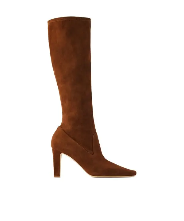 Manolo Blahnik Pavisco 90 Suede Boots