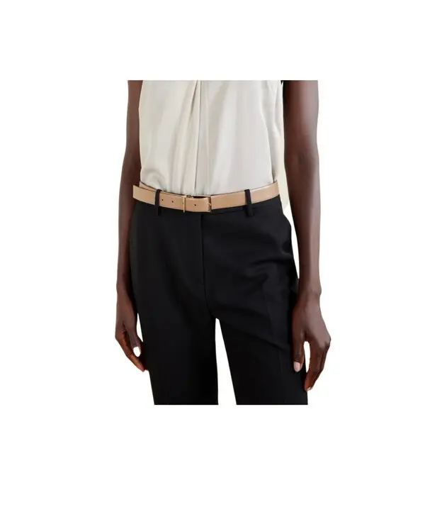 TOM FORD Classic Belt With Logo Buckle