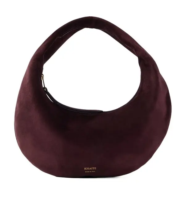 Khaite Olivia Mini Suede Shoulder Bag