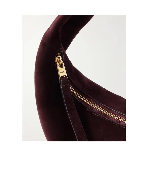 Khaite Olivia Mini Suede Shoulder Bag