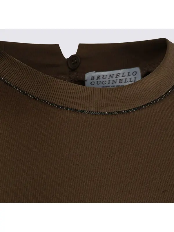 Brunello Cucinelli Crew Neck Short-sleeved T-shirt