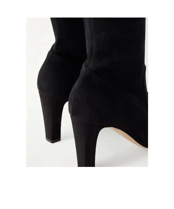 Manolo Blahnik Pavisco 90 Suede Knee Boots