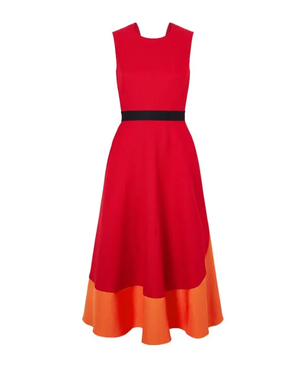 ROKSANDA Mire Midi Dress - Red