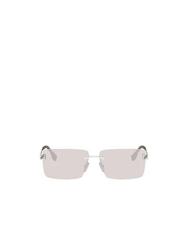 Fendi Rectangular Rimless Sunglasses