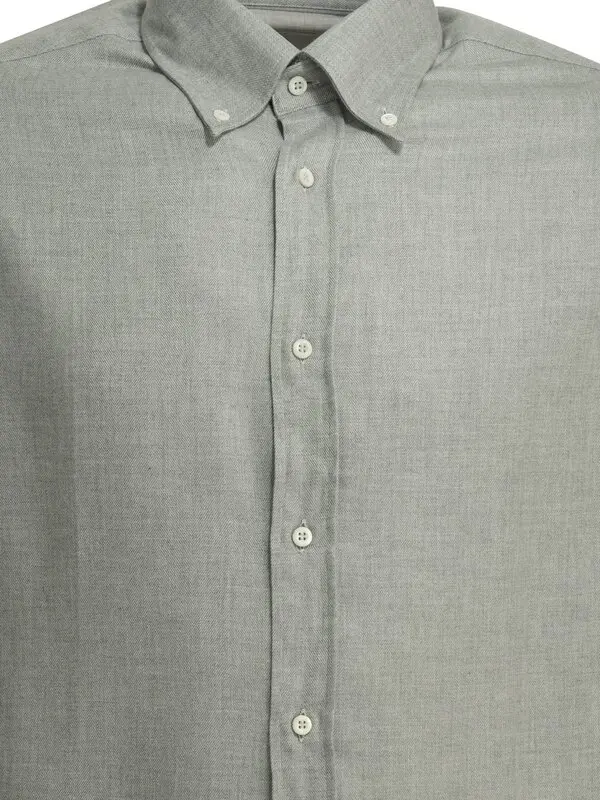 Brunello Cucinelli Casual Cotton Flannel Shirt