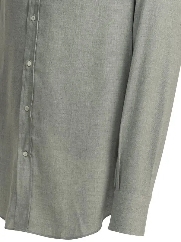 Brunello Cucinelli Casual Cotton Flannel Shirt