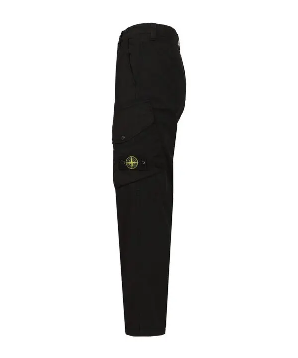 Stone Island Logo Patch Cargo Pants