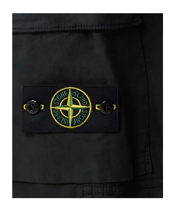 Stone Island Logo Patch Cargo Pants