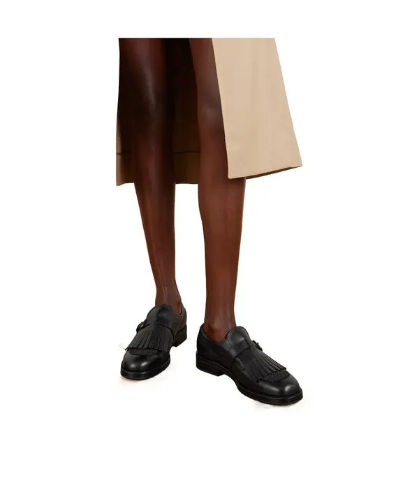 Church's Fringed Textured-leather Brogues