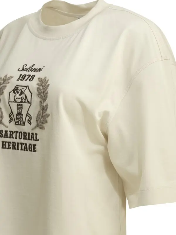Brunello Cucinelli Crew-neck T-shirt With Logo