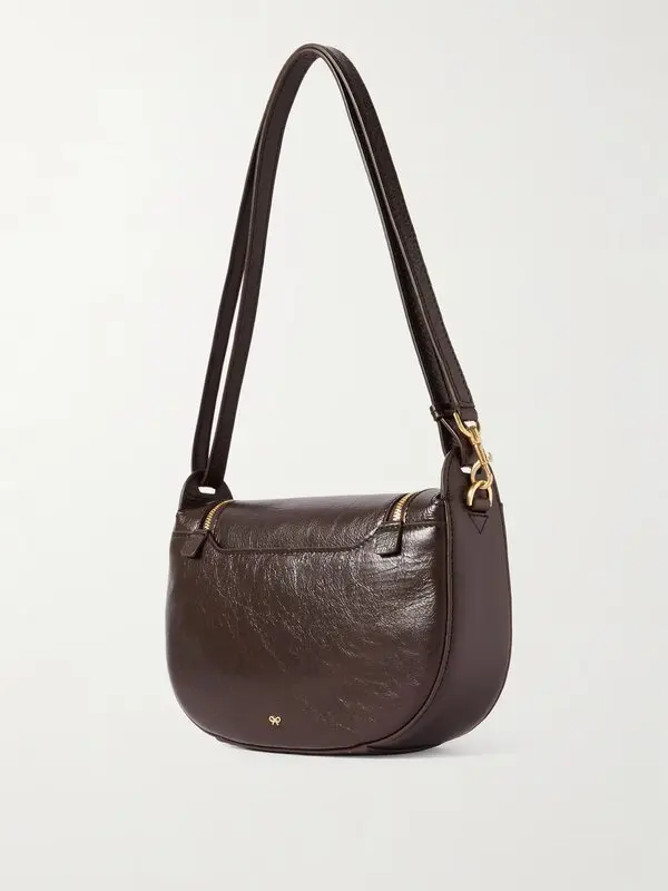 ANYA HINDMARCH Leather Crescent Underarm Bag