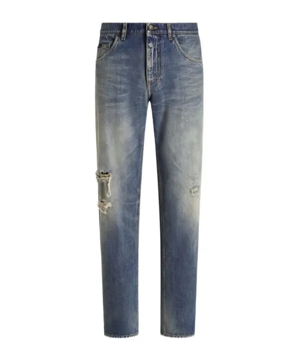 Dolce & Gabbana Distressed Denim Jeans