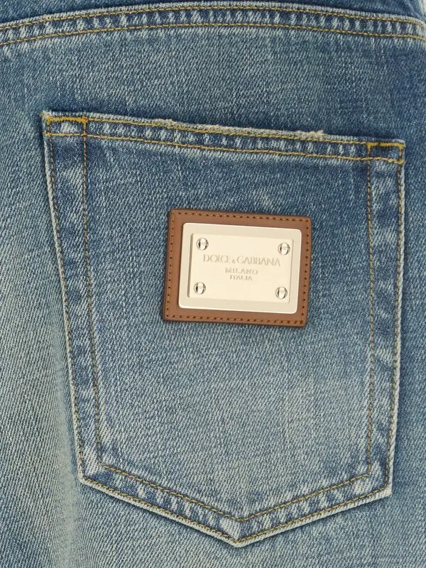 Dolce & Gabbana Distressed Denim Jeans