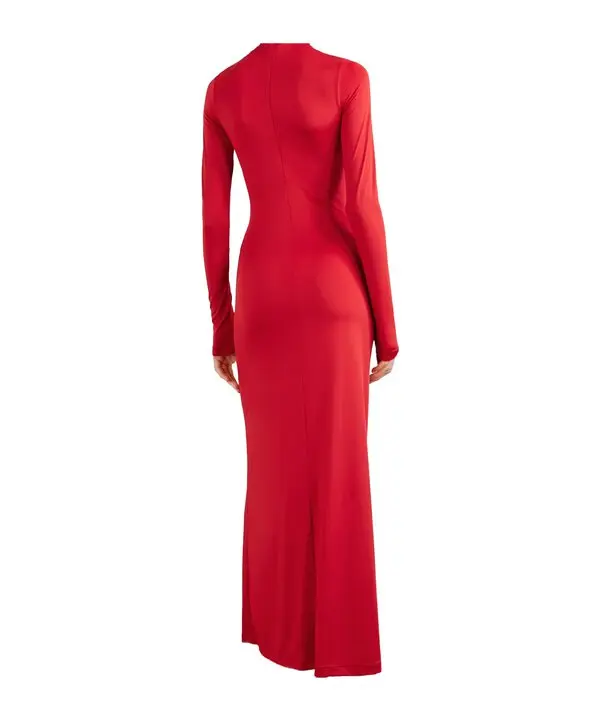 Altuzarra Jazmina Ruched Maxi Dress - Red