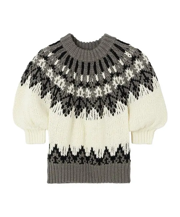 Altuzarra Marty Fair Isle Cotton Sweater