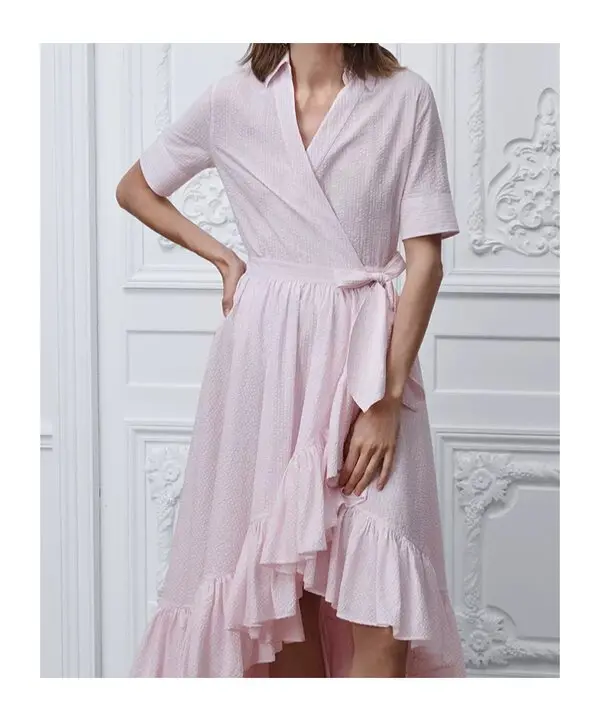 Dior Mid-length Ruffled Wrap Dress