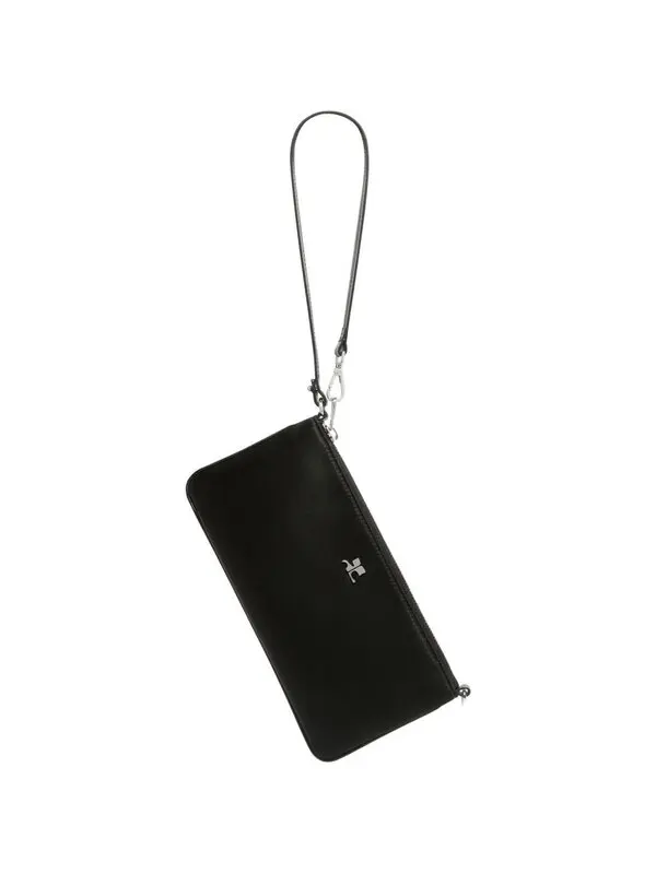 COURREGES Logo-plaque Zipped Pouch