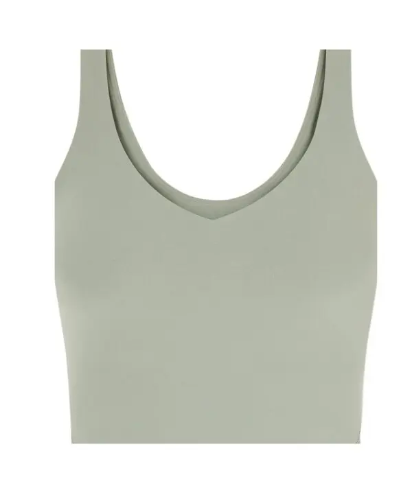Lululemon V-neck Cropped Athletic Tank Top
