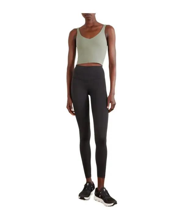 Lululemon V-neck Cropped Athletic Tank Top