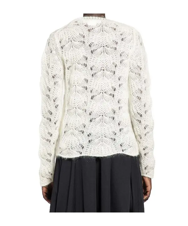 Comme Des Garçons Open-knit Sweater