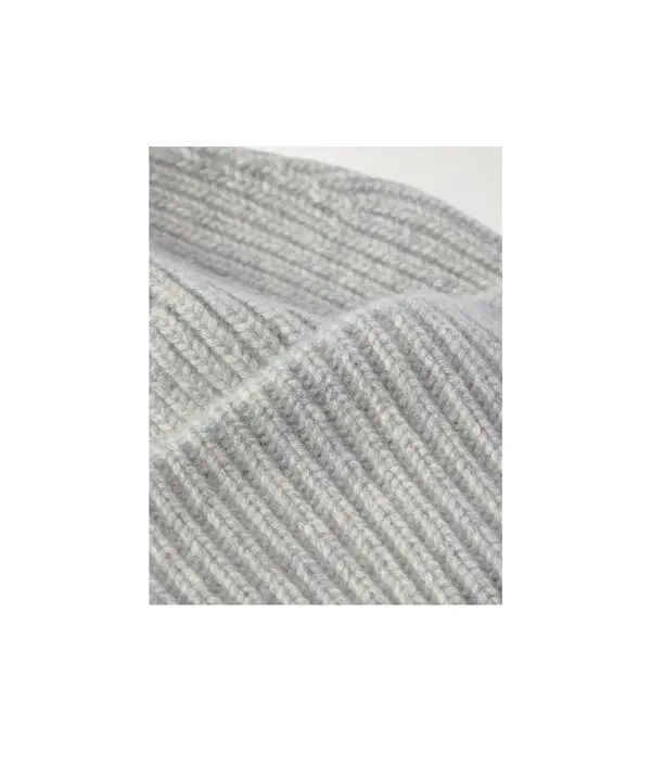 YVES SALOMON Ribbed Cashmere Beanie