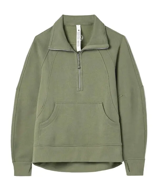 Lululemon Cotton-blend Jersey Half-zip Sweatshirt - No