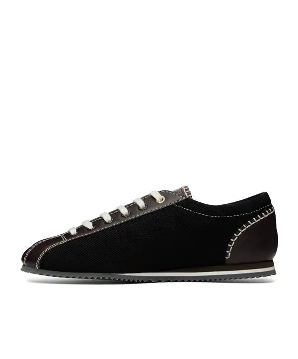 WALES BONNER Suede-trimmed Leather And Canvas Sneakers